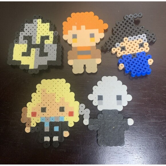 Handmade | Toys | Harry Potter Lot Of 5 Perler Bead Pixel Art Ron ...